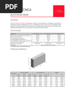 Ficha Técnica de Block Hebel | PDF