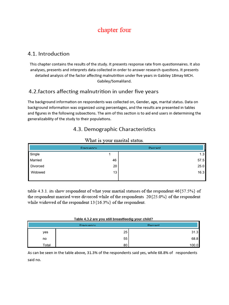 Chapter Four | PDF | Human Reproduction