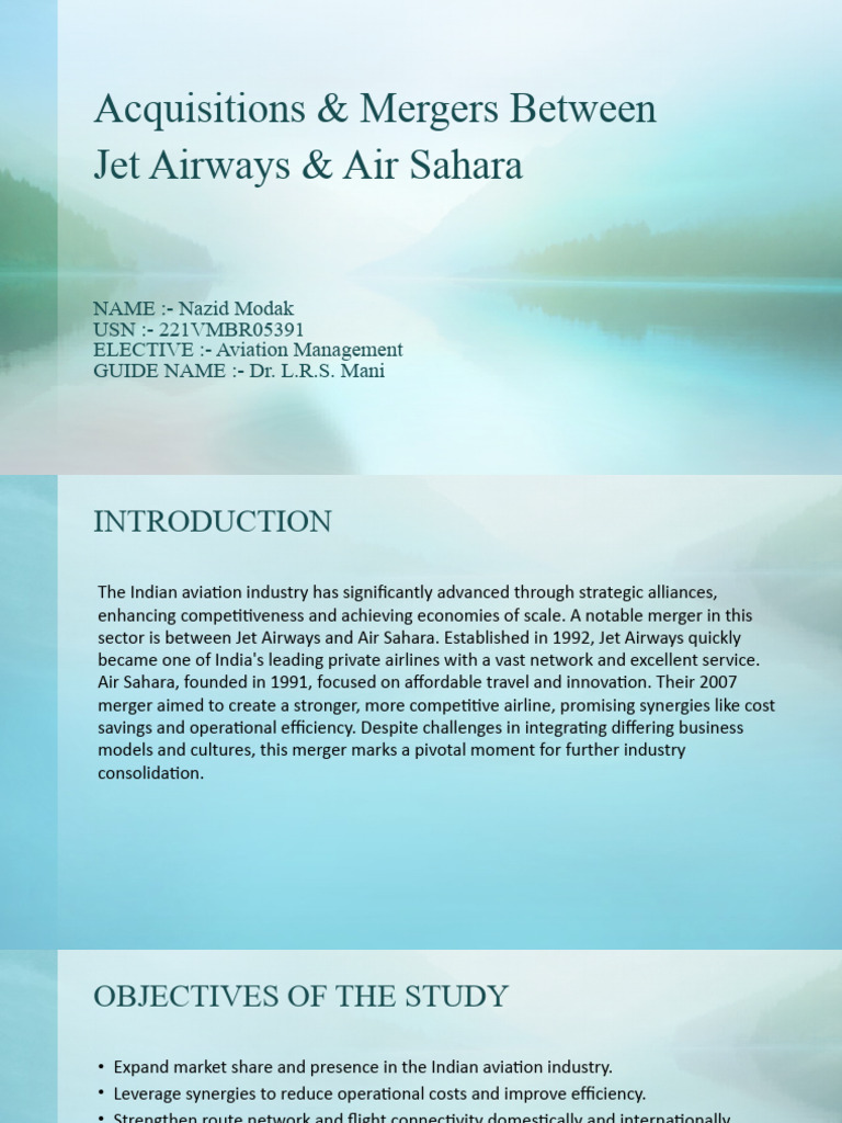 Project PPT (Nazid Modak) | PDF | Mergers And Acquisitions | Risk ...