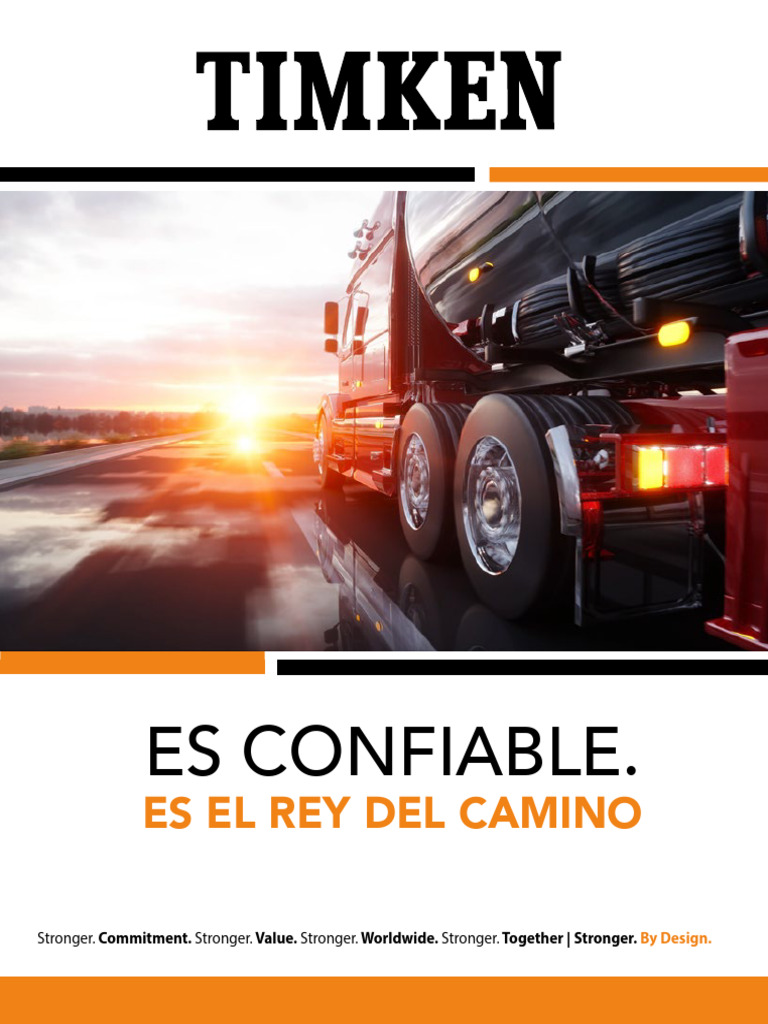 10421S Rey Del Camino para Flotillas Timken | PDF | Ingeniería mecánica