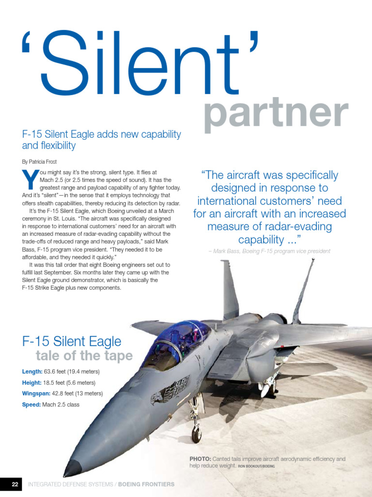 Partner: Tale of The Tape | PDF | Mc Donnell Douglas F 15 Eagle ...