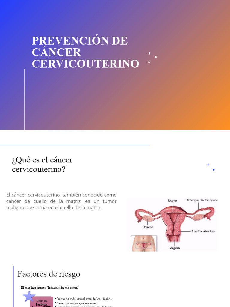 Prevención de Cáncer Cervicouterino | PDF | Cáncer de cuello uterino | Cáncer