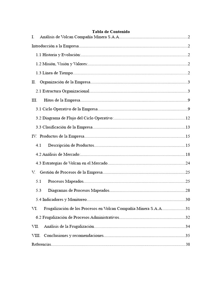 Doe1 Volcan | PDF | Minería | Cobre