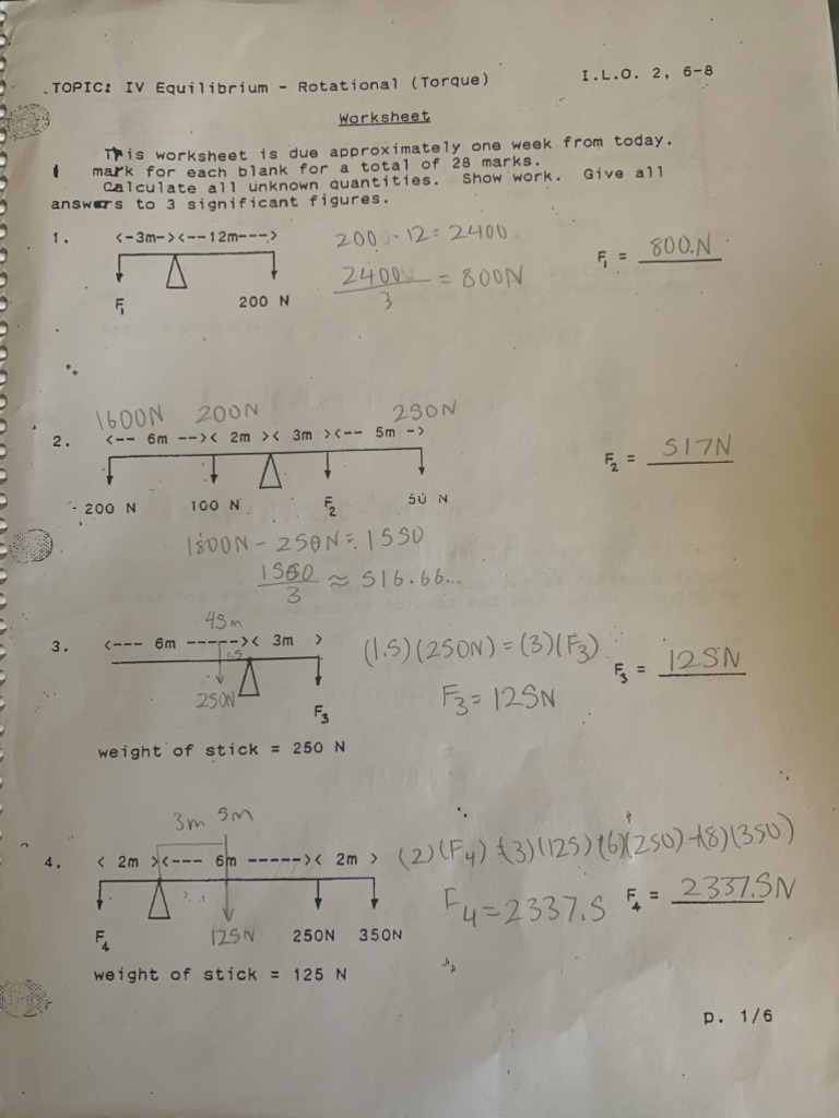 Physics Homework 1 | PDF