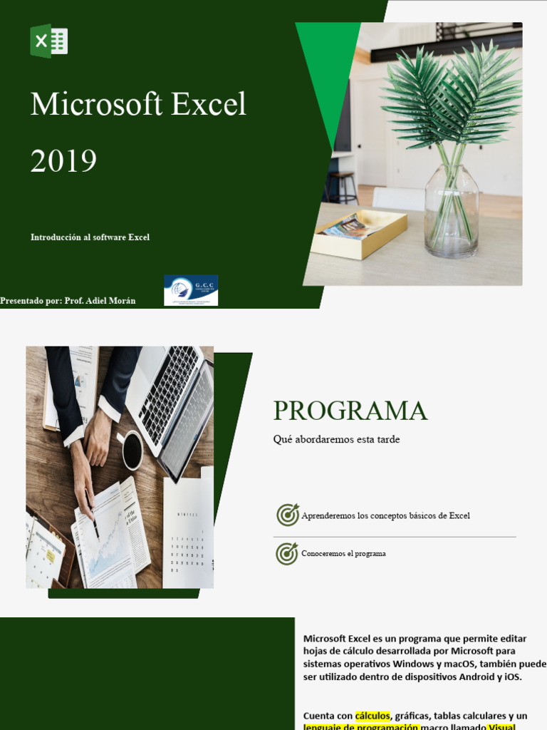 Clase 1 Excel P | PDF | Microsoft Excel | Microsoft