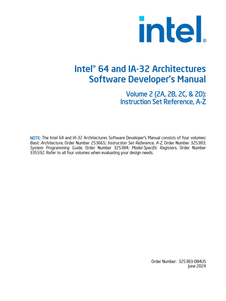SDM Vol 2abcd | PDF | Computer Architecture | Computing