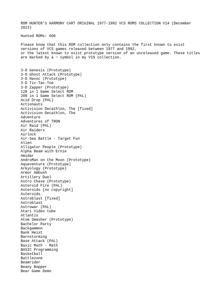 Buck and the Cursed Cartridge ROMs | PDF | History
