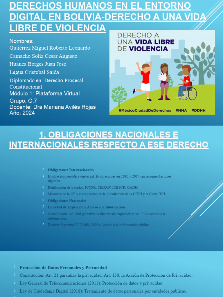 EXPOSICION DERECHOS HUMANOS EN El ENTORNO DIGITAL EN BOLIVIA-DERECHO A ...