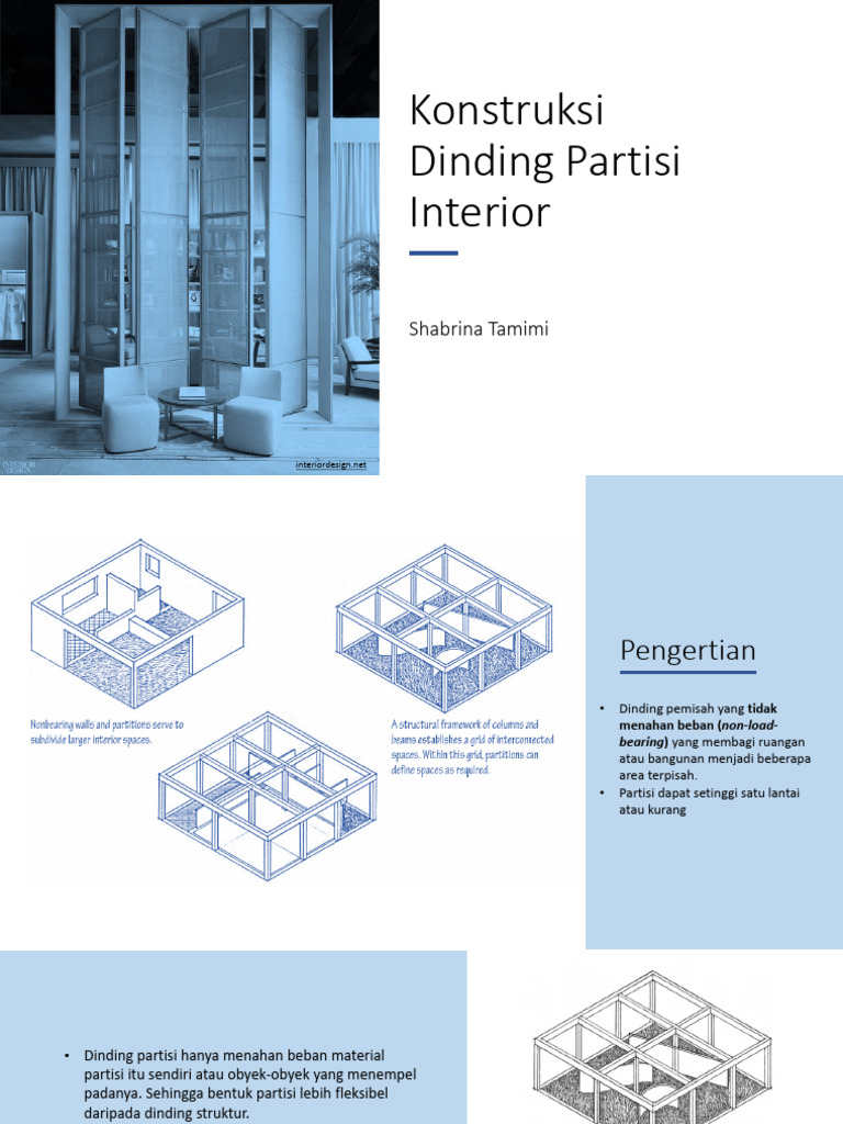 Konstruksi Dinding Partisi Interior - 2024 | PDF