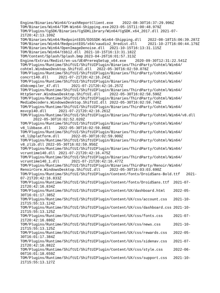 Manifest NonUFSFiles Win64 | PDF | Software Development | Computer Programming