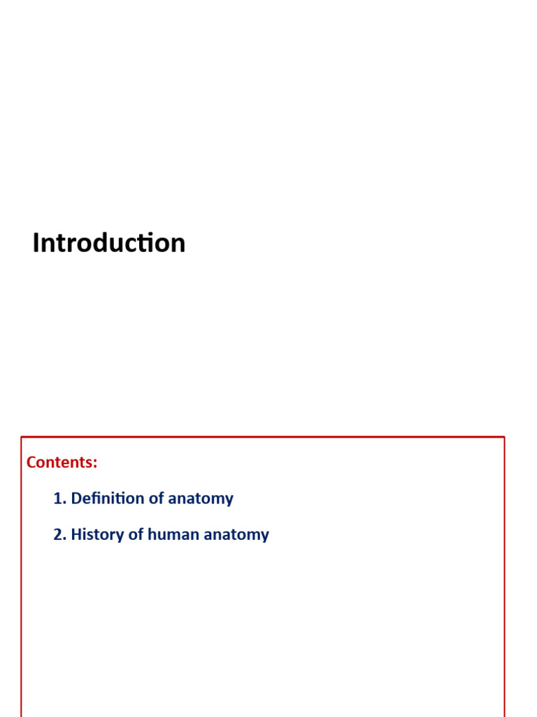 Introduction Anatomical Terms | PDF | Anatomical Terms Of Motion ...