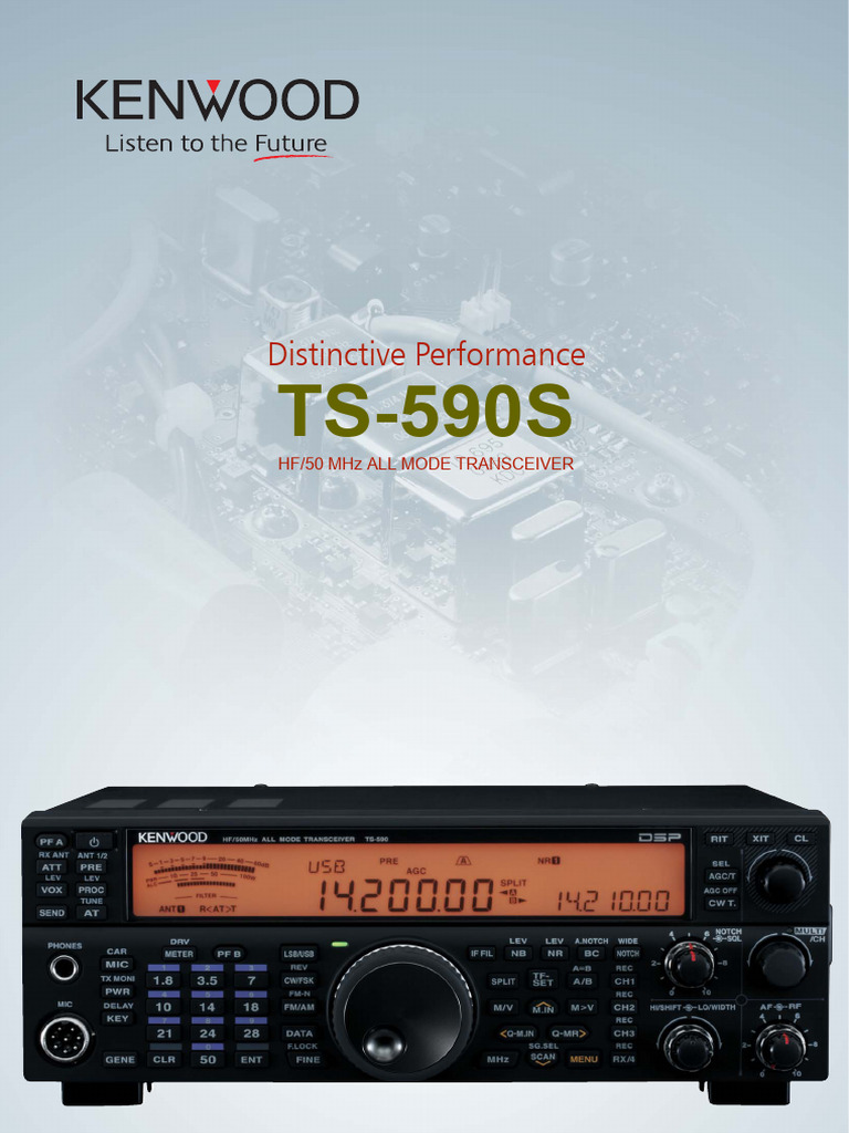TS-590S Technical Manual | PDF | Bandwidth (Signal Processing) | Amplifier