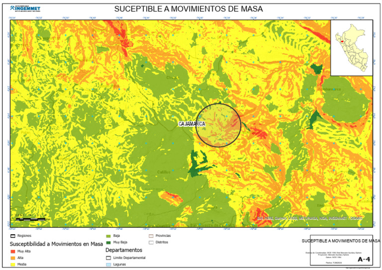 Mapa de Susceptibilidad a Movimientos de Masa | PDF