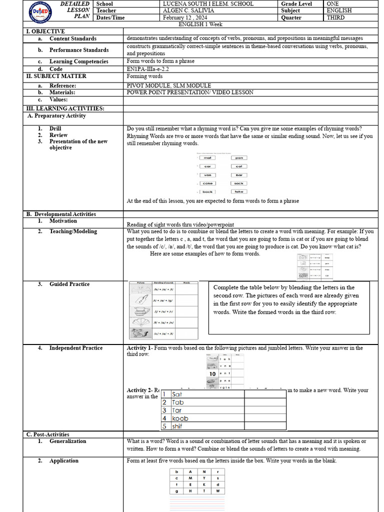 Week 2 | PDF | Word | English Language