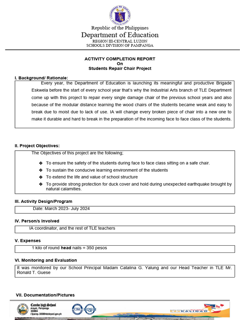 Repair Project Brigada 2022 | PDF