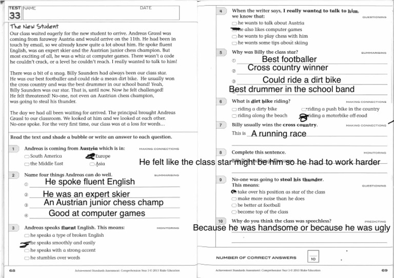 ASA Unit 33 Worksheet | PDF