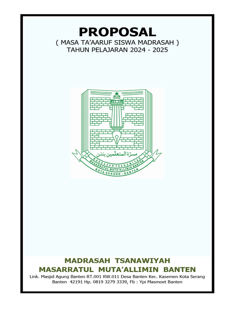 Proposal Matsama | PDF