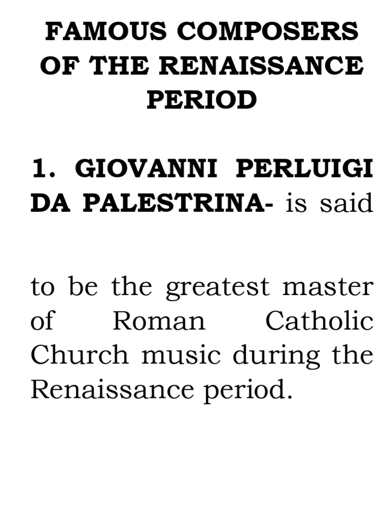 Three Periods in Western Music History | PDF | Art | History