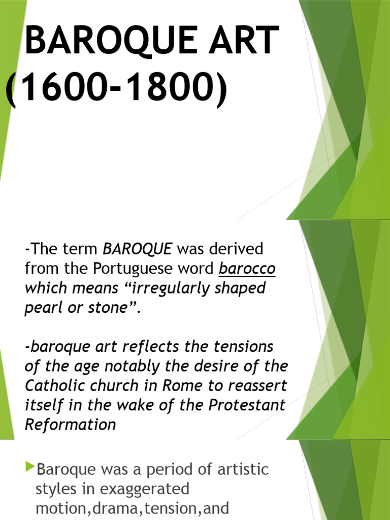 Baroque Art | PDF | Baroque | Western Art