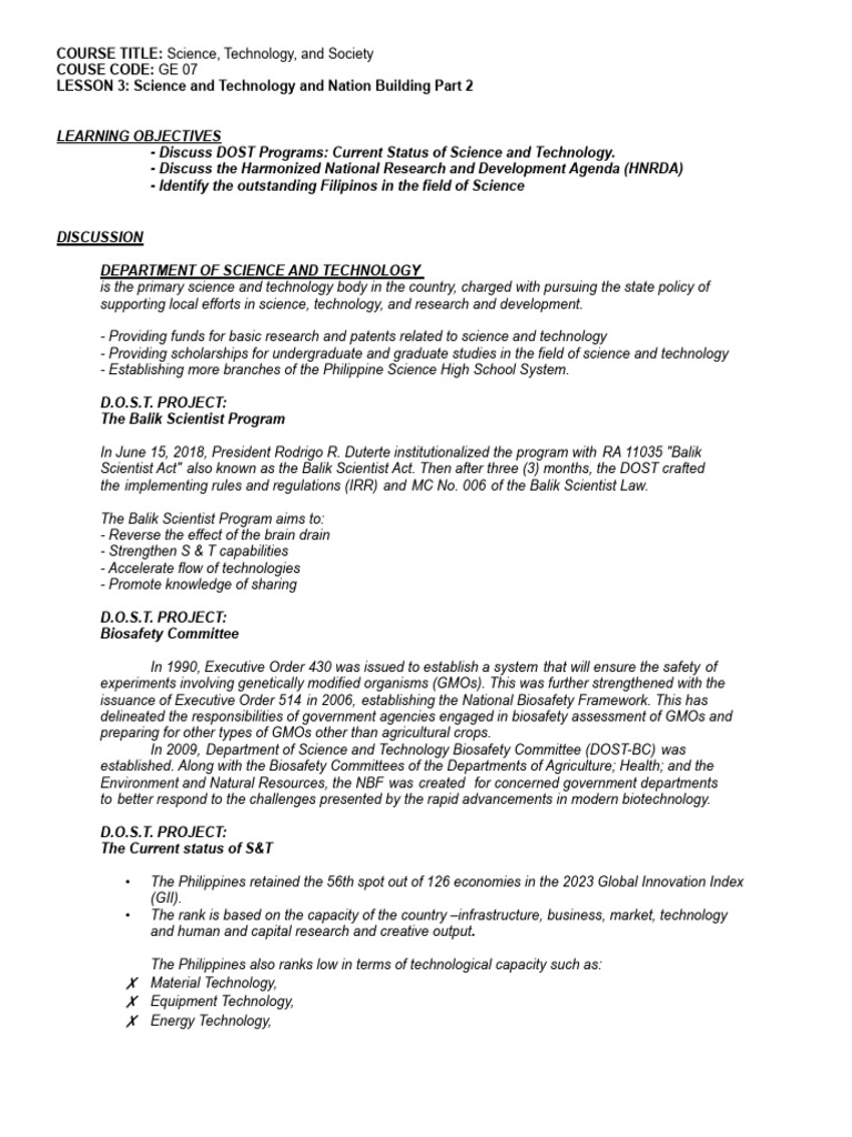 Learning Material-Lesson3 Part 2 | PDF | Science, Technology, Engineering, And Mathematics | Science