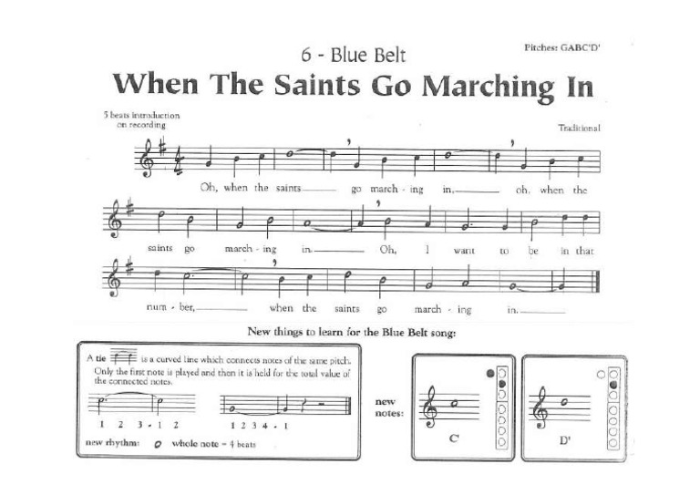 When The Saints Go Marching in | PDF
