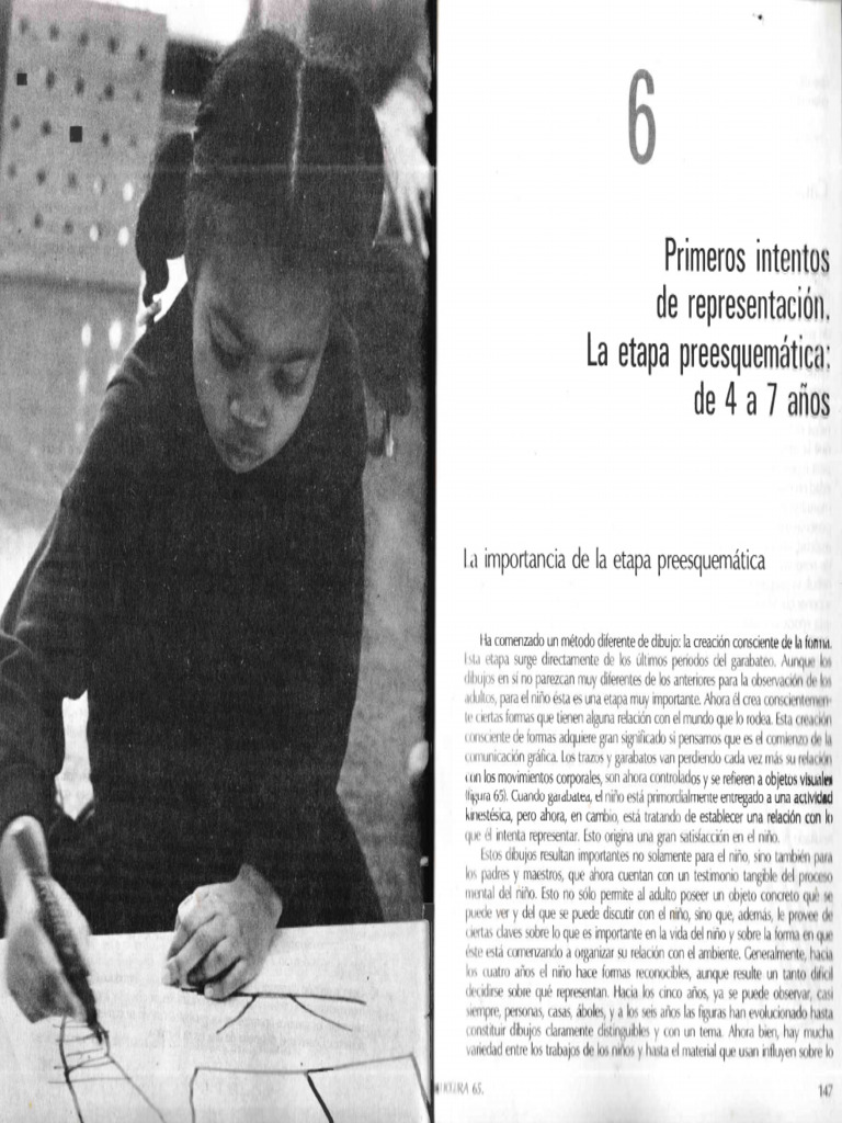 Etapa Preesquemática en Dibujo Infantil | PDF | Educación de la primera ...