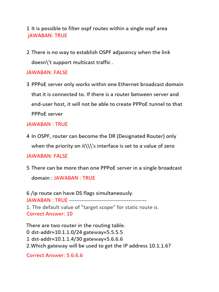 Key 1 | PDF | Router (Computing) | Routing