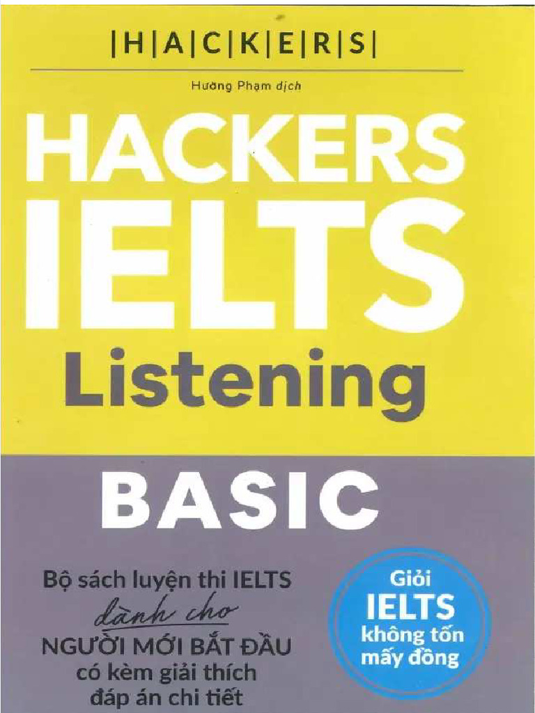 Hacker IELTS Listening Basic | PDF