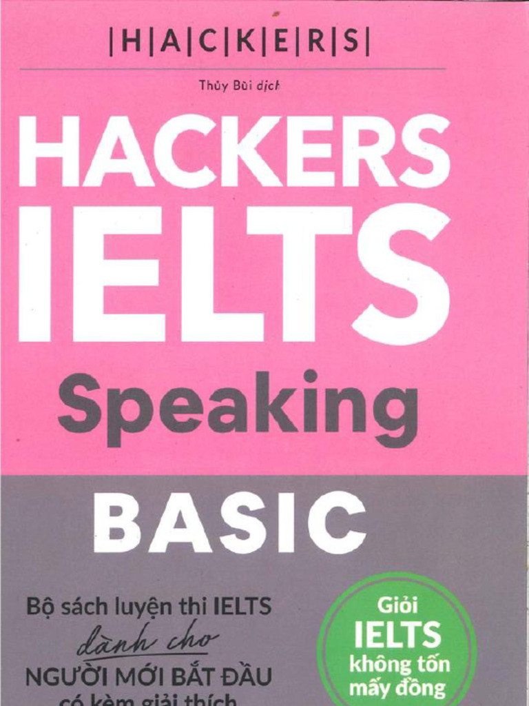 Hacker IELTS Speaking Basic | PDF