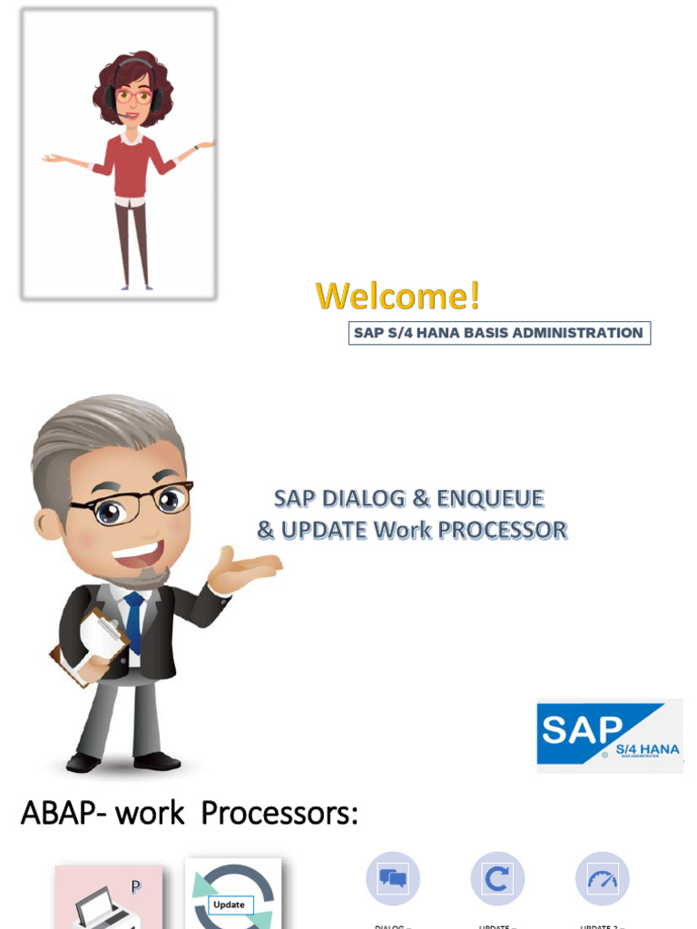 3SAP Dialog Update Enqueue+ (Autosaved) | PDF | Process (Computing) | Server (Computing)