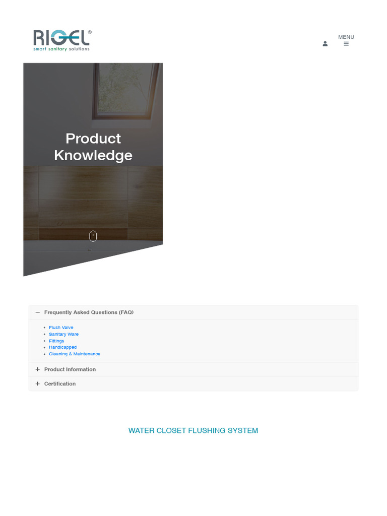 PI - Flush Valve - RIGEL | PDF