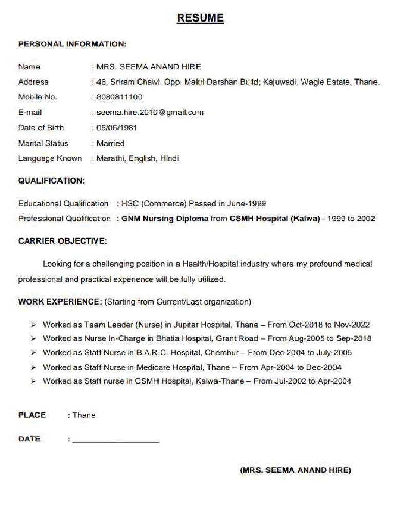 Resume | PDF