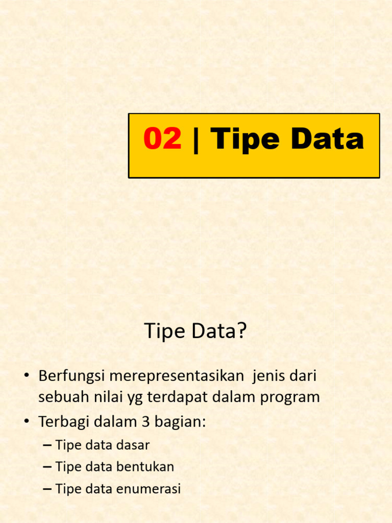 Tipe Data Dasar dalam Komputer | PDF | Komputer