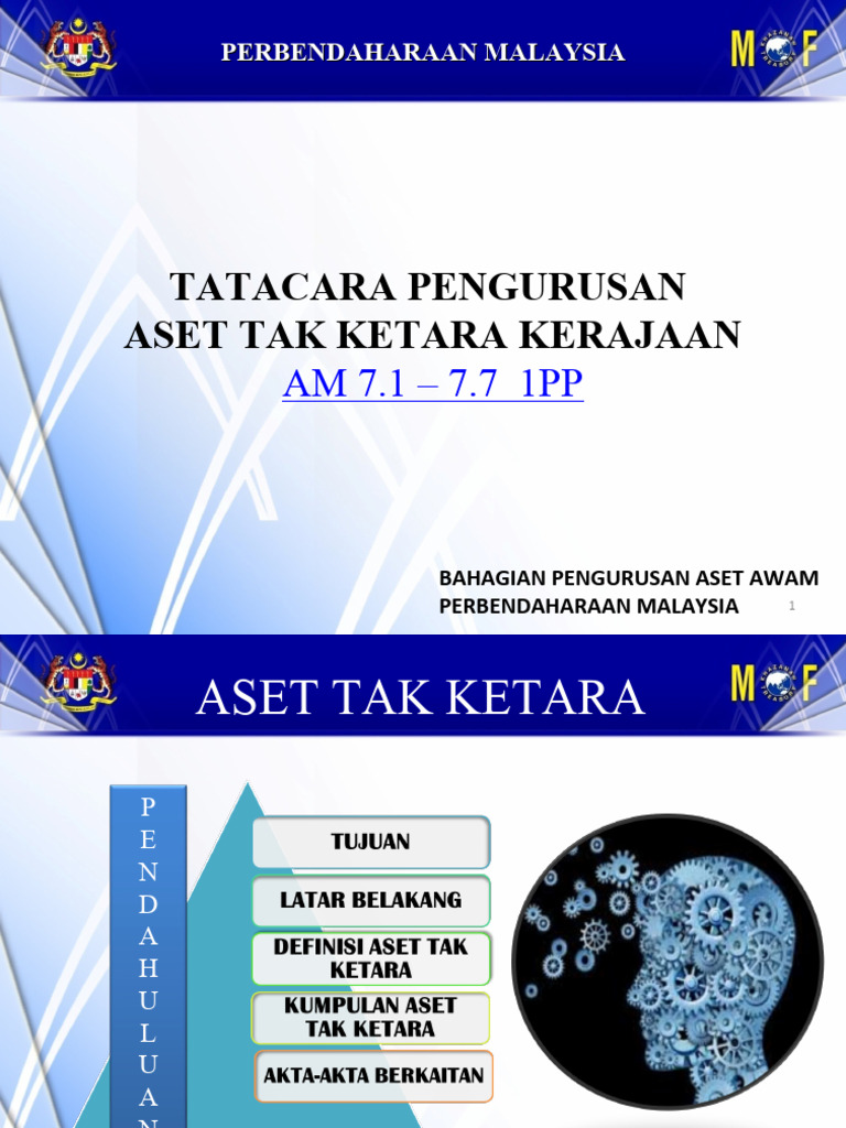 Tatacara Pengurusan Aset Tak Ketara Kerajaan | PDF