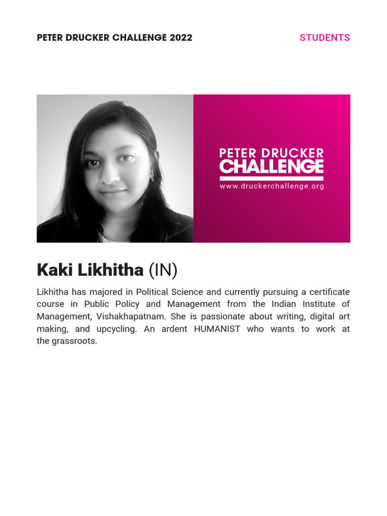 Kaki_Likhitha_bio_2022 | PDF