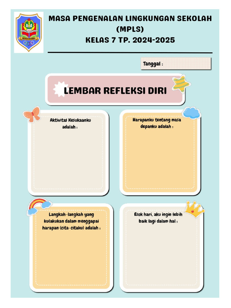 Lembar Refleksi Diri | PDF
