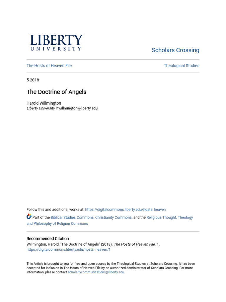 Understanding the Doctrine of Angels | PDF | Angel | Michael (Archangel)