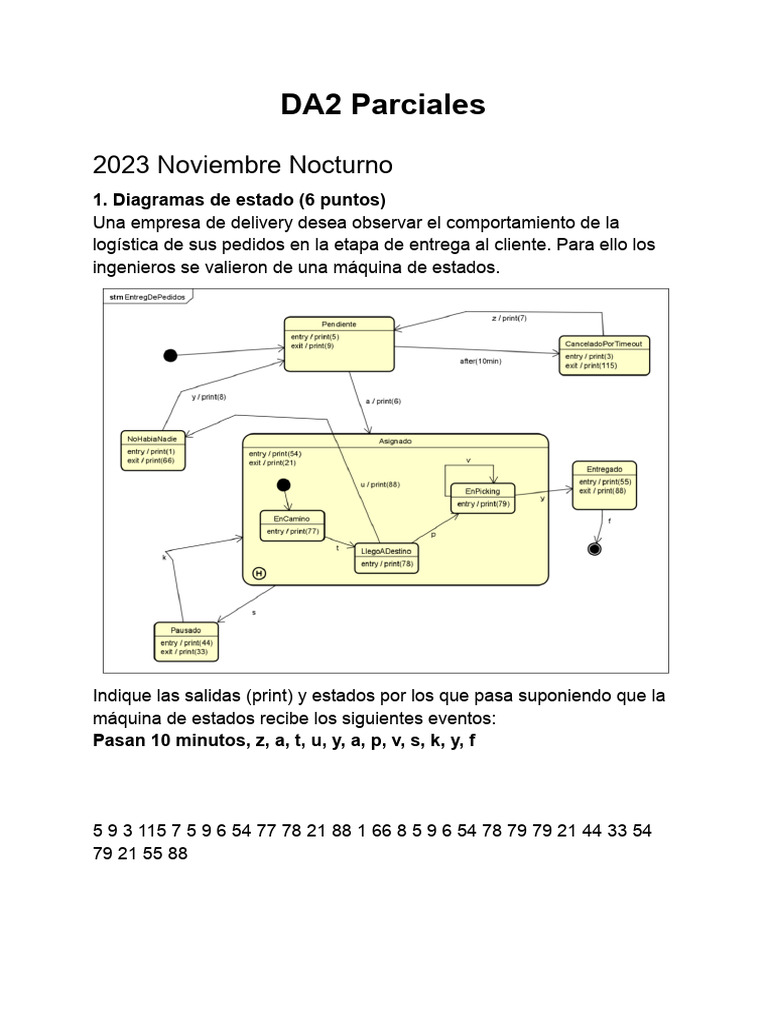 DA2 Ejercicios | PDF | Modelo de objeto de documento | Ingeniería de software