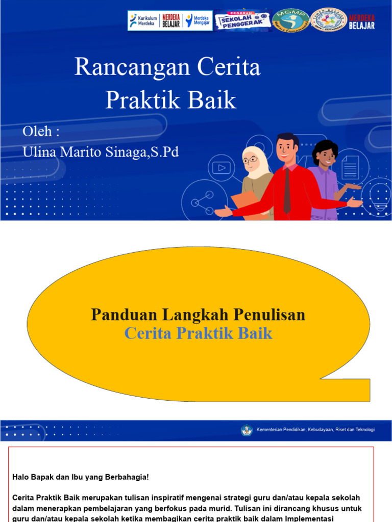 Panduan Cerita Praktik Baik | PDF