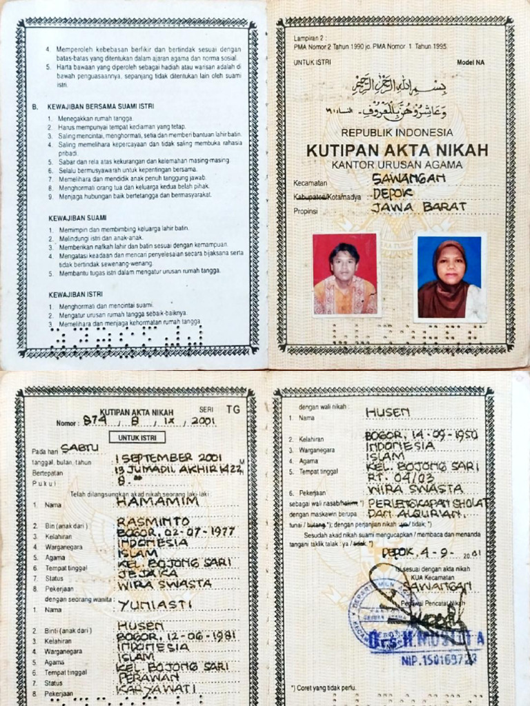 073.2022 - 16 - Hamamim - Buku Nikah | PDF