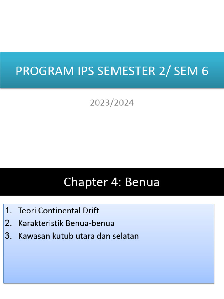 Program IPS Semester 2 2023/2024 | PDF | Perjalanan | Sains & Matematika