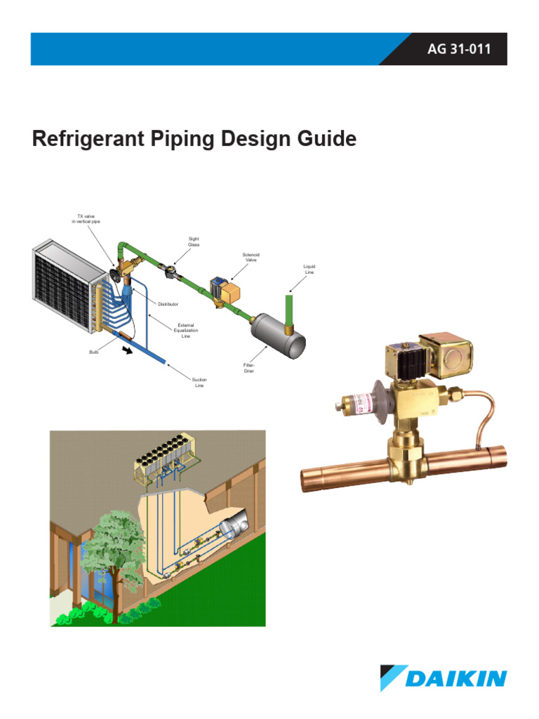 Refrigerant Piping Design Guide: TX Valve in Vertical Pipe | PDF