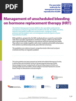 HRT Regimens and Progestogen Doses | PDF | Hormone Replacement Therapy ...