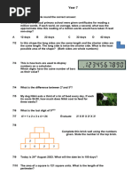 gr7 Fsa Sample Numeracy en | PDF