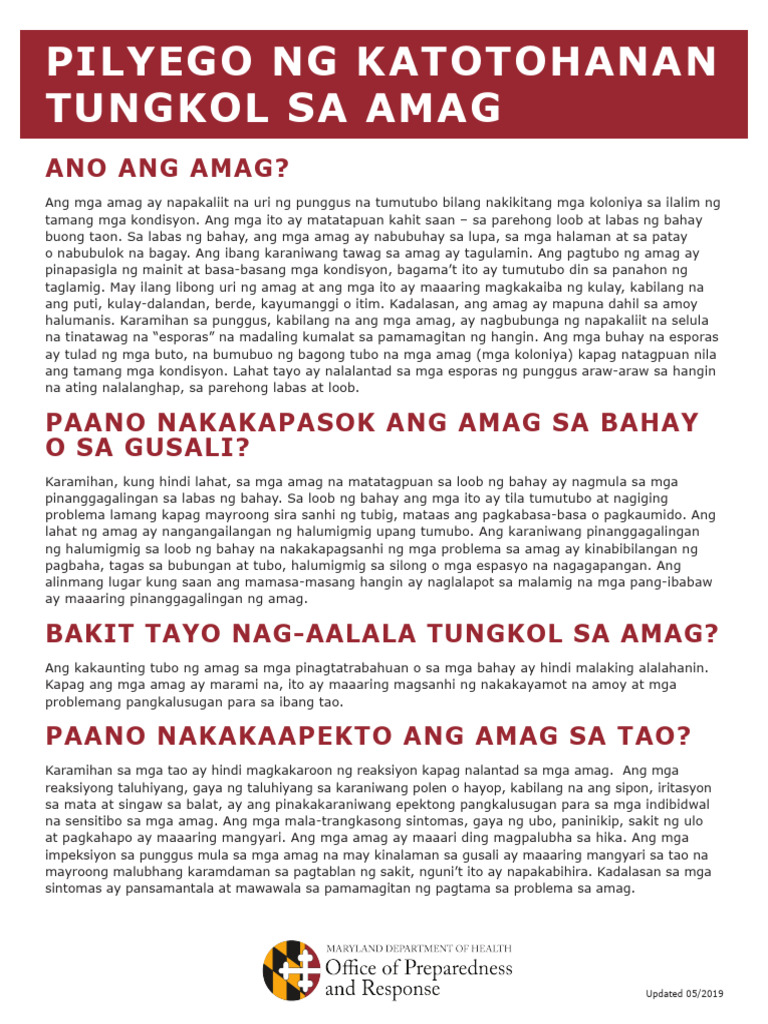 Mold Tagalog | PDF