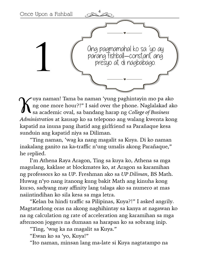 SAMPLE - Once Upon A Fishball | PDF