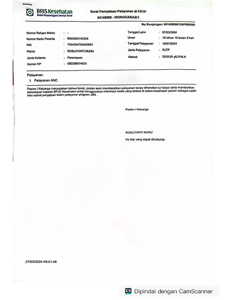 Anc Rosli Jan | PDF