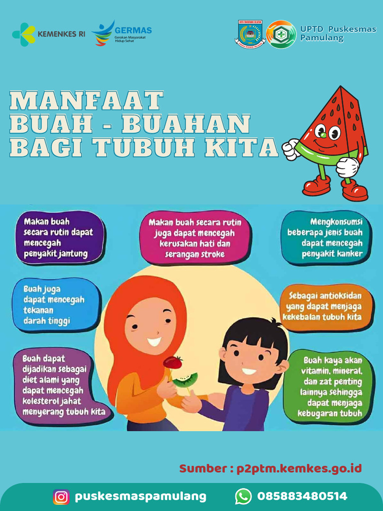 POSTER MANFAAT BUAH-BUAHAN BAGI TUBUH KITA.2 | PDF
