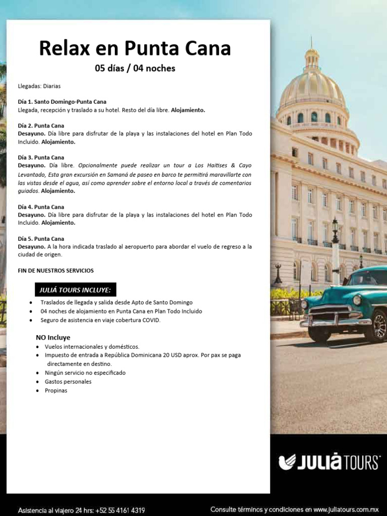 Relax en Punta Cana 2024 | PDF | Hotel