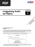 LE Q3 Filipino-7 Lesson-5 Week-5 | PDF
